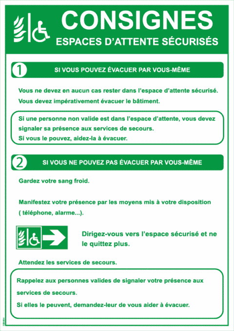 Consigne EAS - format A4 - Securplan