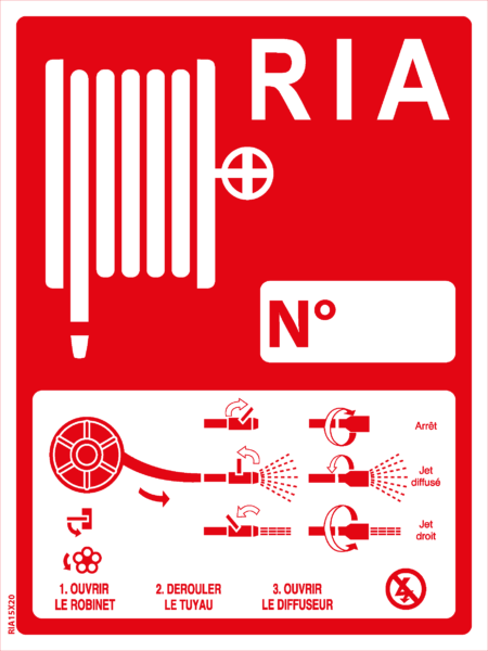 Panneau RIA - 150 X 200 mm - Securplan